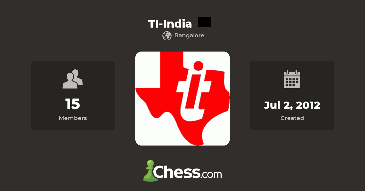 TI-India - Chess Club - Chess.com