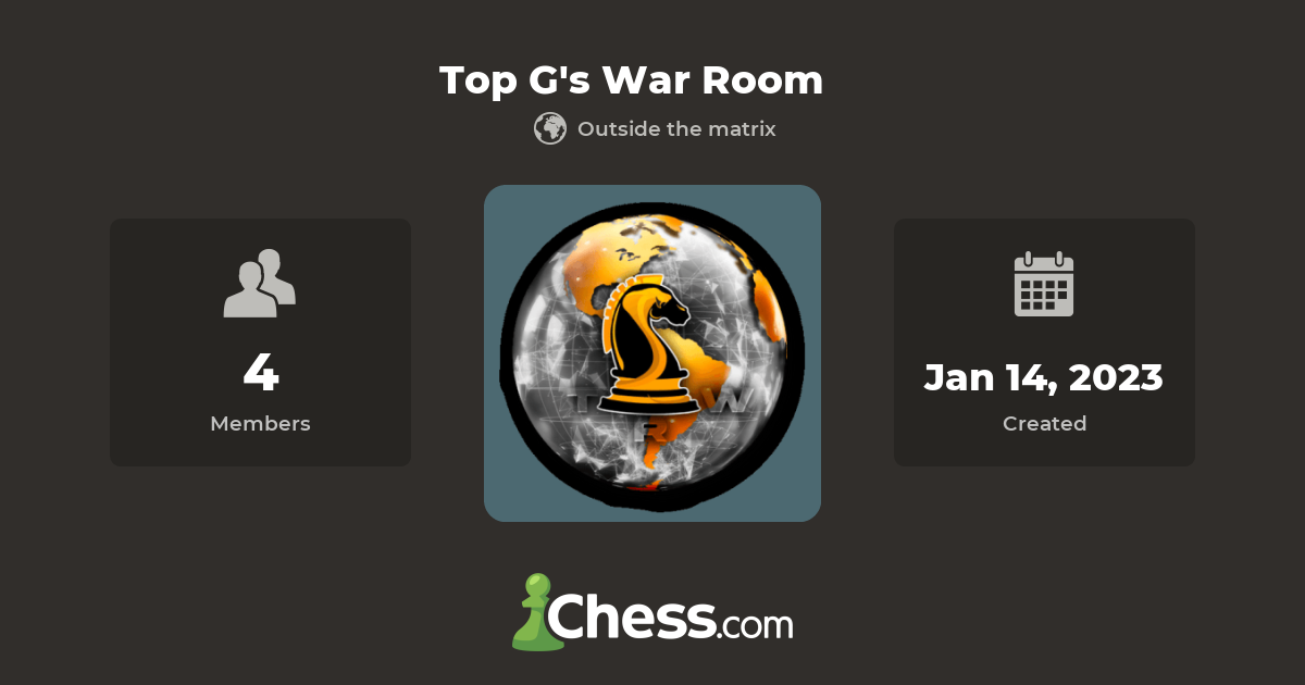 Top G's War Room - Chess Club - Chess.com