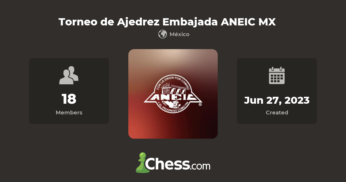 Torneo de Ajedrez Embajada ANEIC MX - Chess Club - Chess.com