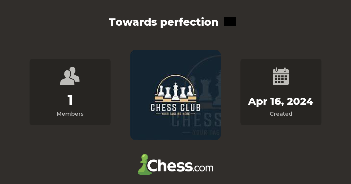 Towards perfection - Chess Club - Chess.com