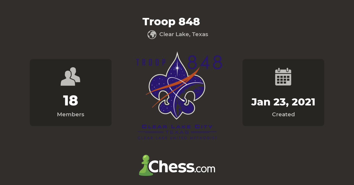 Troop 848 - Chess Club - Chess.com
