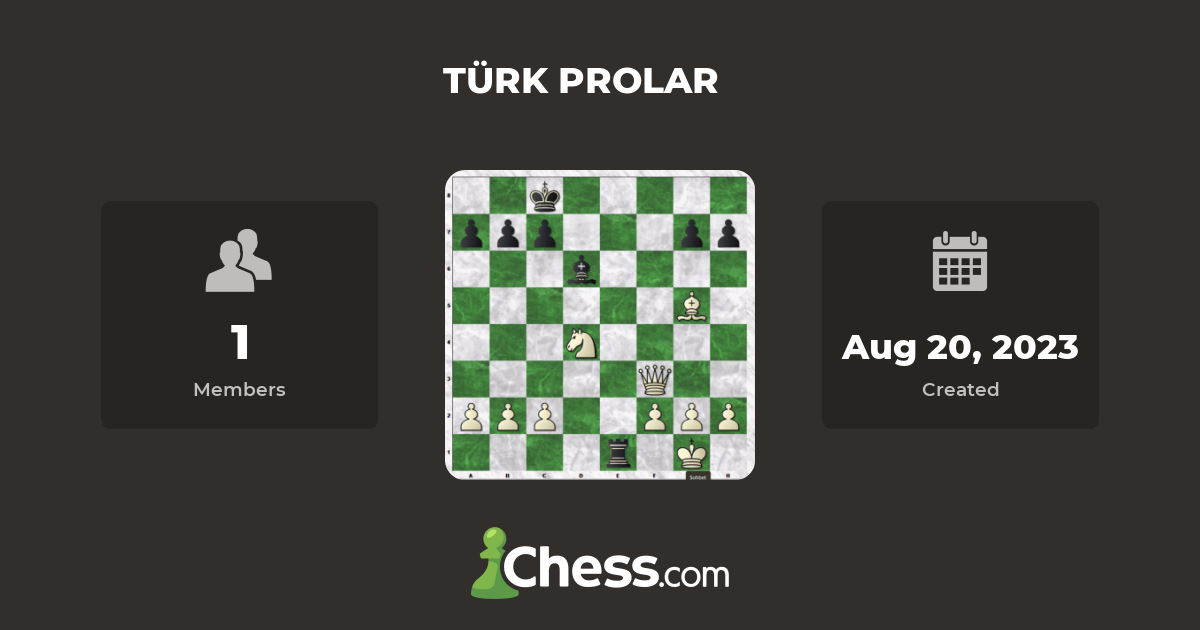 TÜRK PROLAR - Chess Club - Chess.com