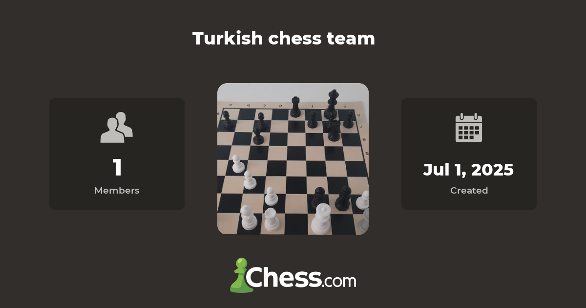 Turkish chess team - Chess Club - Chess.com