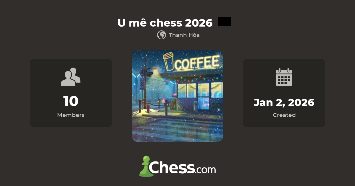 U mê chess 2026 - Chess Club - Chess.com