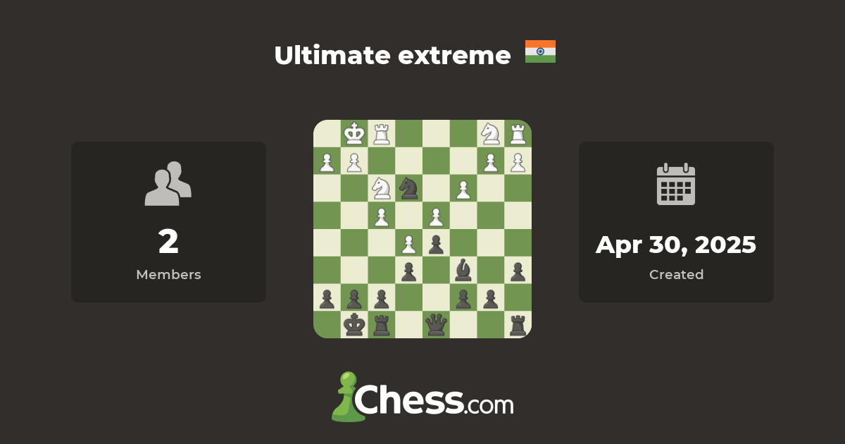 Ultimate extreme - Chess Club - Chess.com