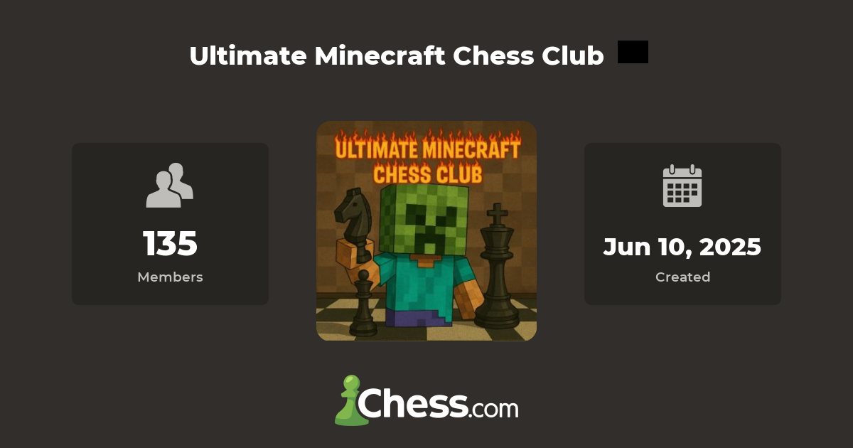 Ultimate Minecraft Chess Club - Chess Club - Chess.com