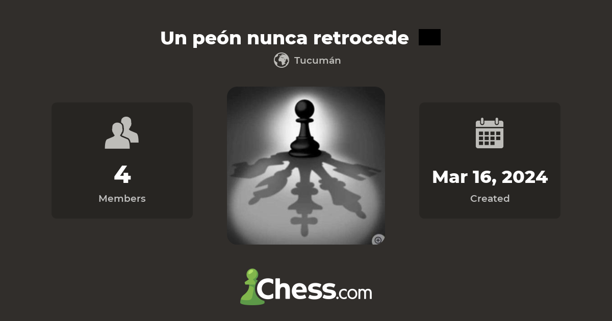 Un peón nunca retrocede - Chess Club - Chess.com