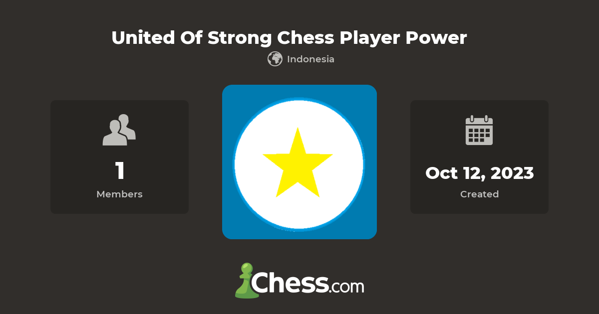 United Of Strong Chess Player Power - Chess Club - Chess.com