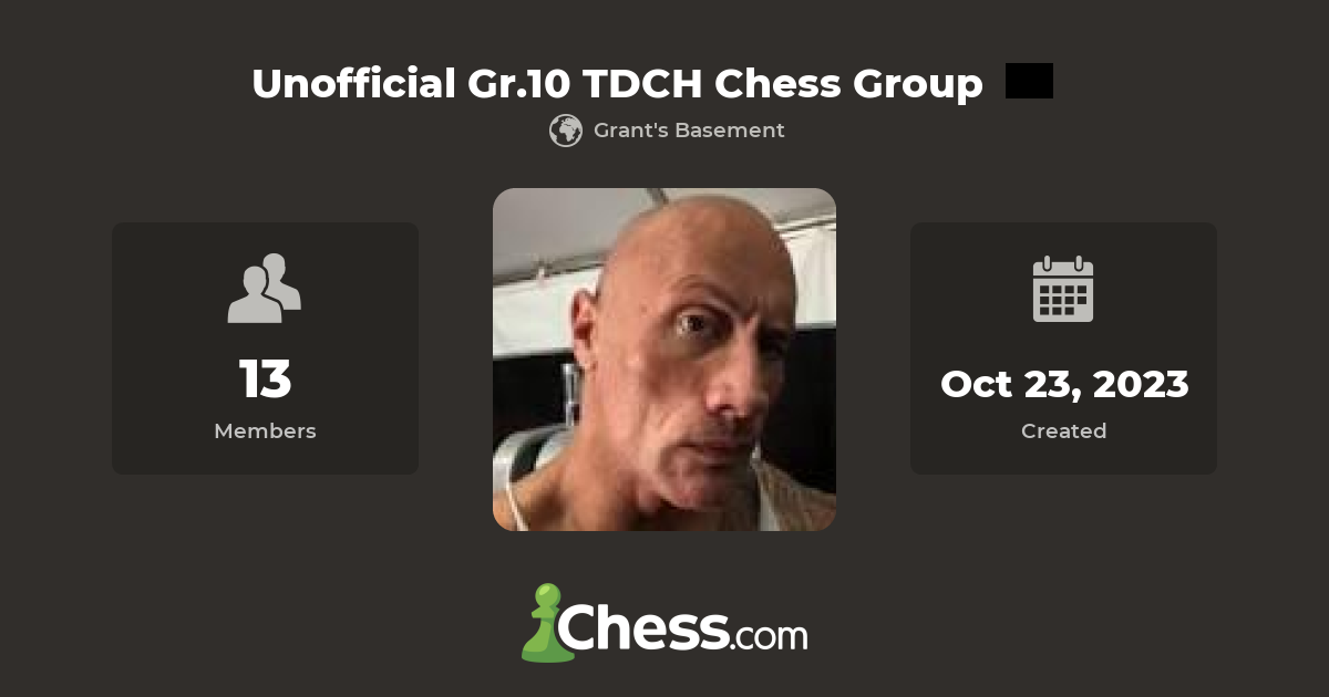 Unofficial Gr.10 TDCH Chess Group - Chess Club - Chess.com