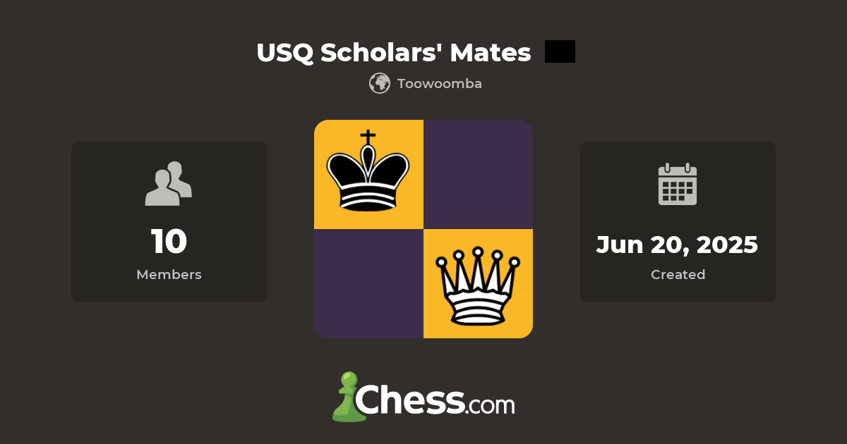 USQ Scholars' Mates - Chess Club - Chess.com