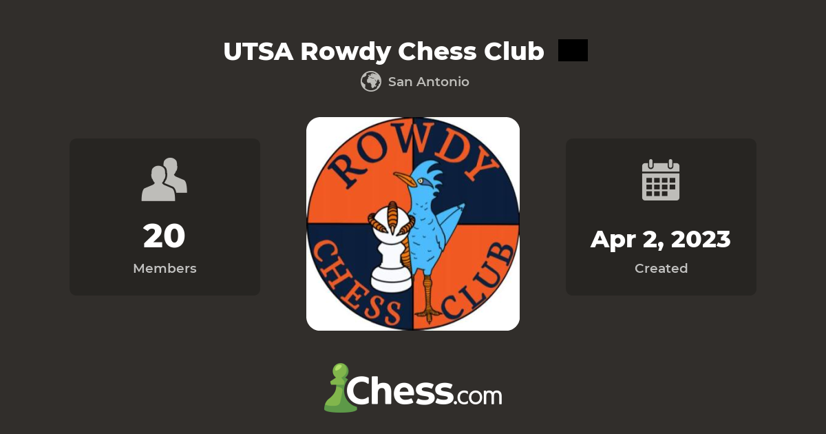UTSA Rowdy Chess Club - Chess Club - Chess.com