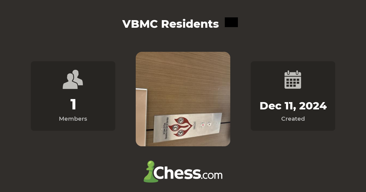 VBMC Residents - Chess Club - Chess.com