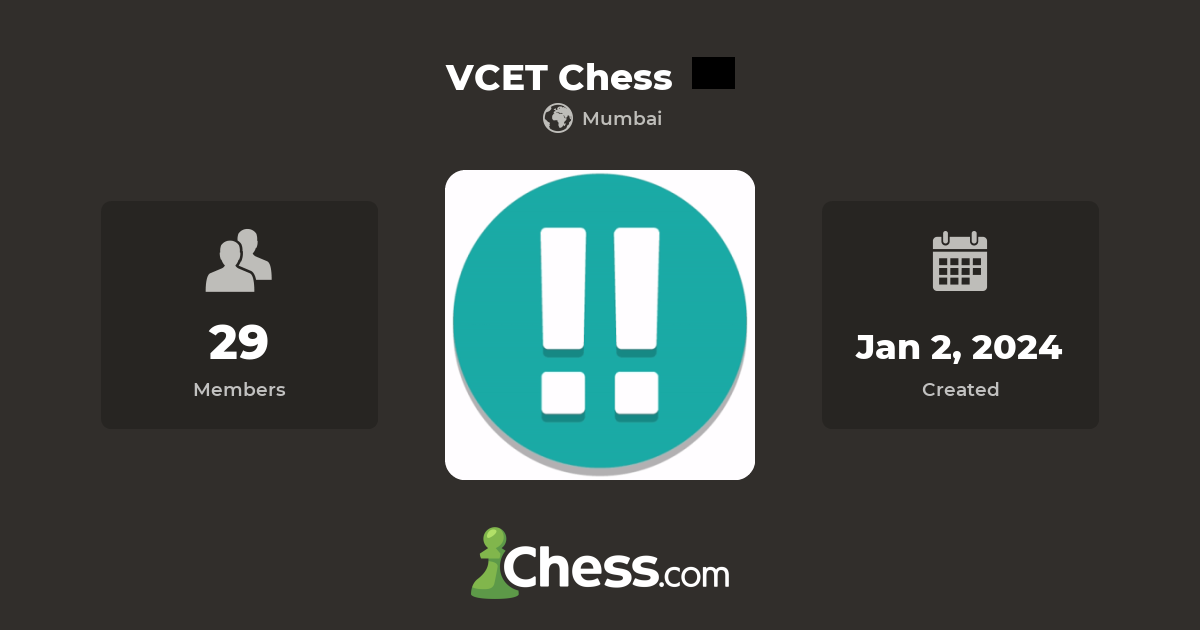 VCET Chess - Chess Club - Chess.com