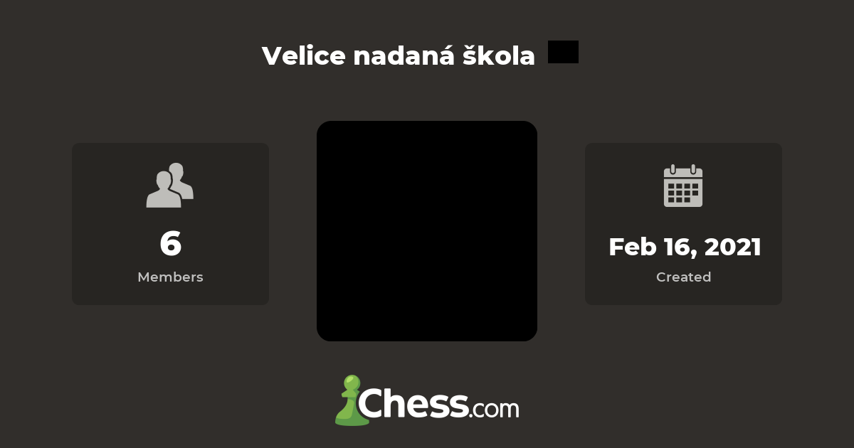 Velice nadaná škola - Chess Club - Chess.com