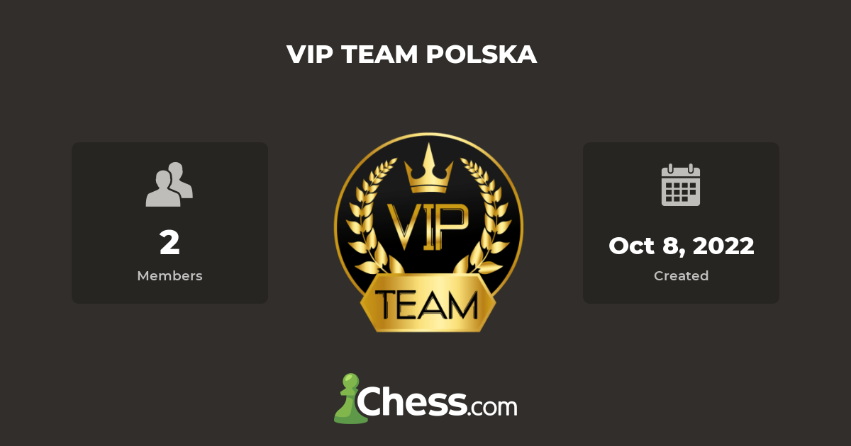 VIP TEAM POLSKA - Chess Club - Chess.com