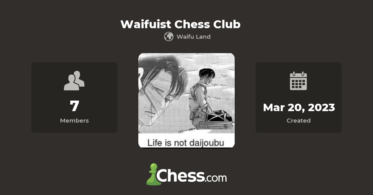 Waifuist Chess Club - Chess Club - Chess.com