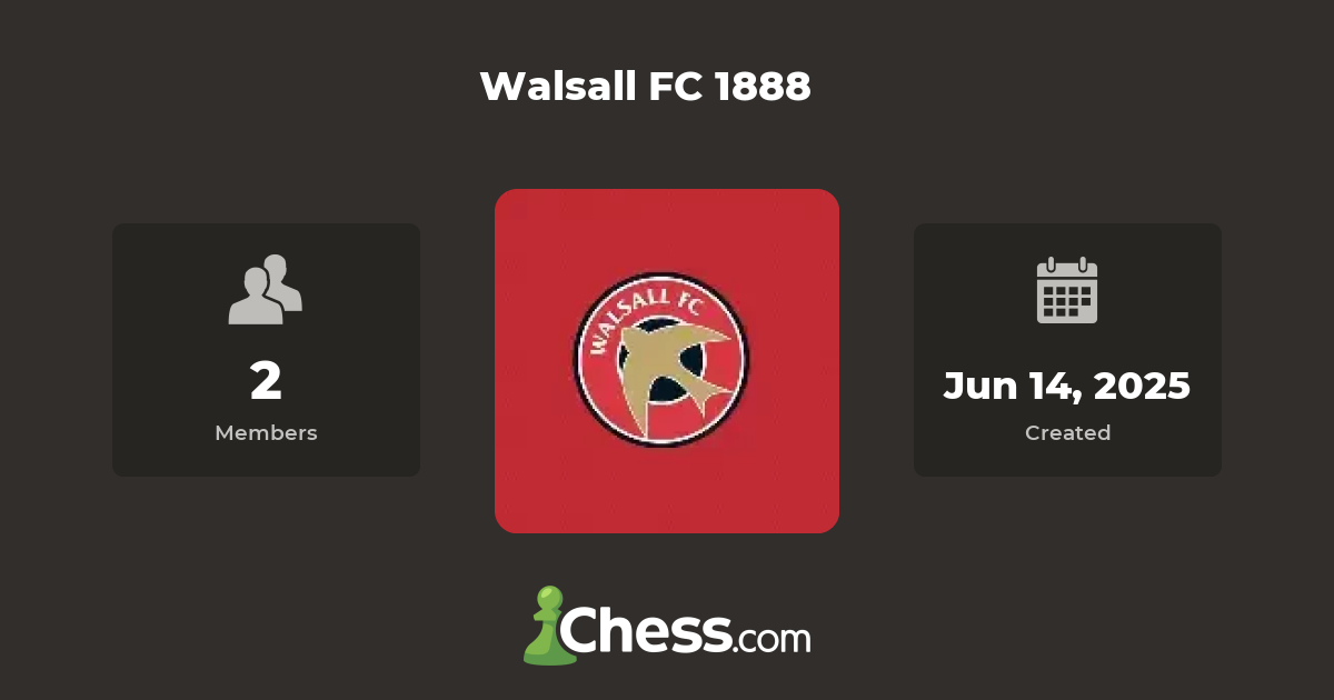 Walsall FC 1888 - Chess Club - Chess.com