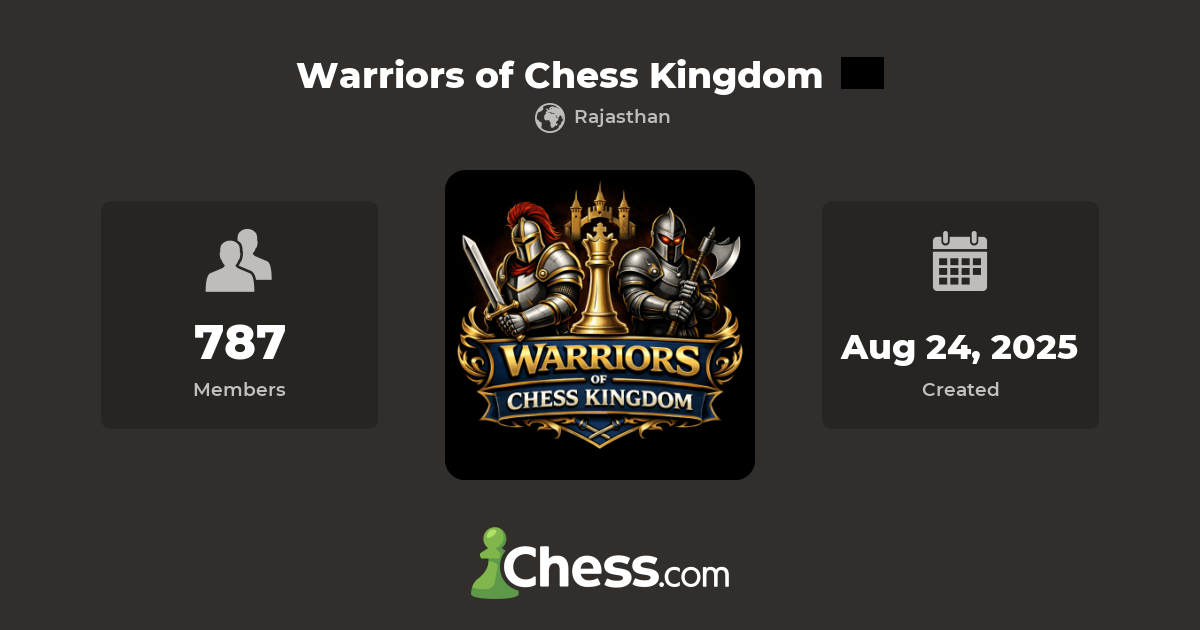 Warriors of Chess Kingdom - Chess Club - Chess.com