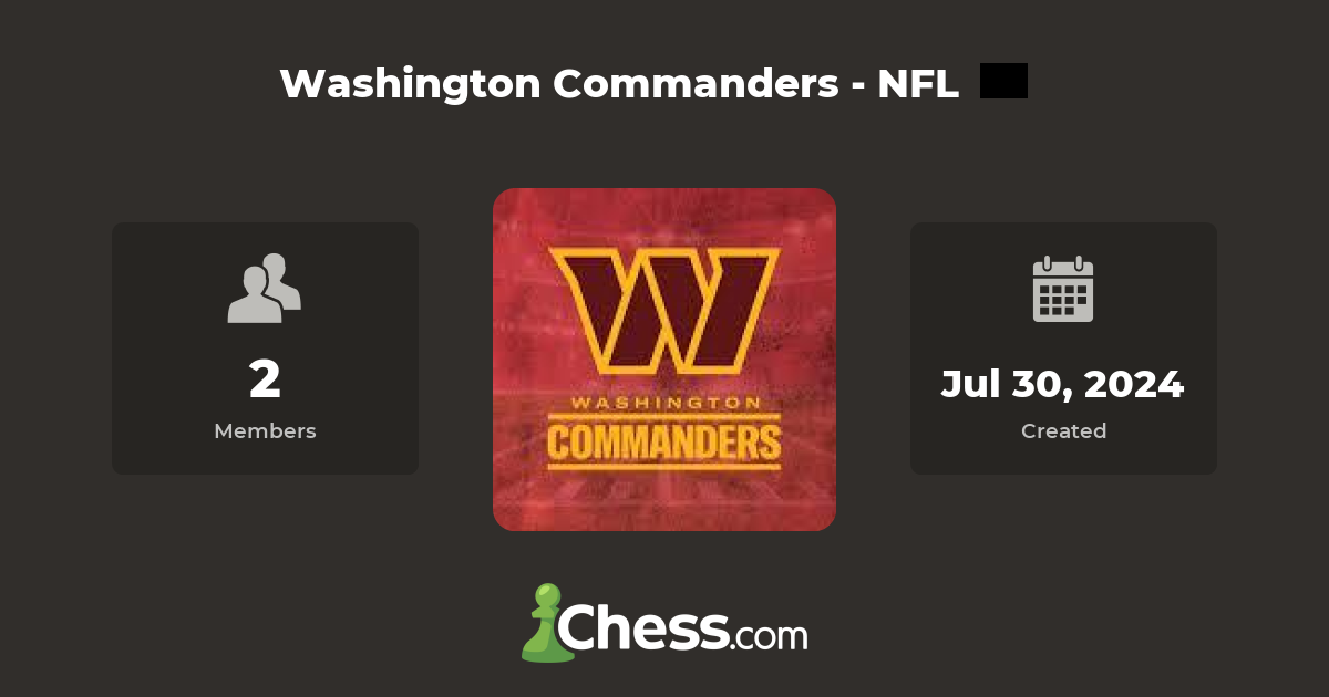 Washington Commanders - NFL - Chess Club - Chess.com