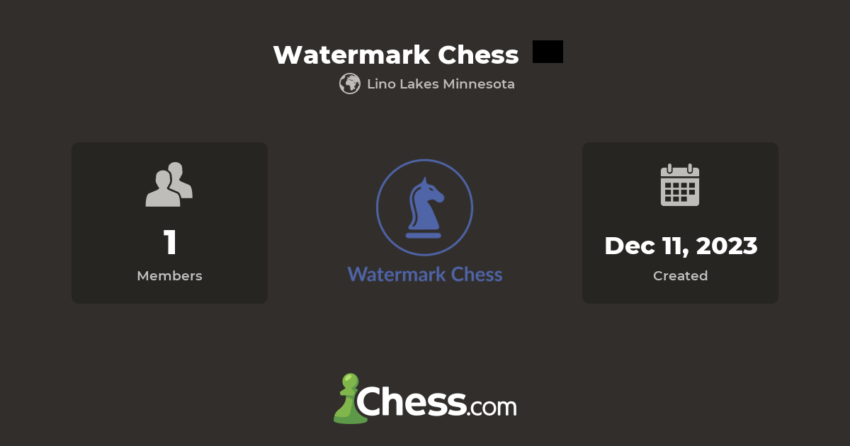 Watermark Chess - Chess Club - Chess.com