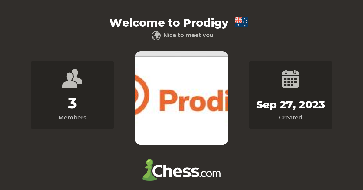 Welcome to Prodigy - Chess Club - Chess.com