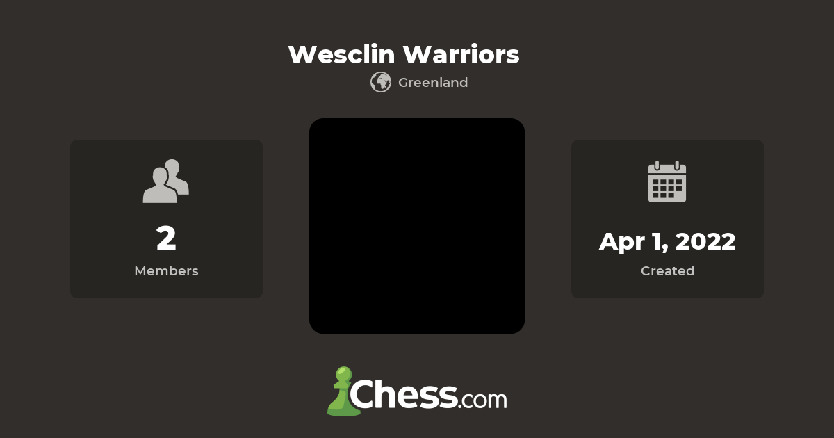 Wesclin Warriors - Chess Club - Chess.com