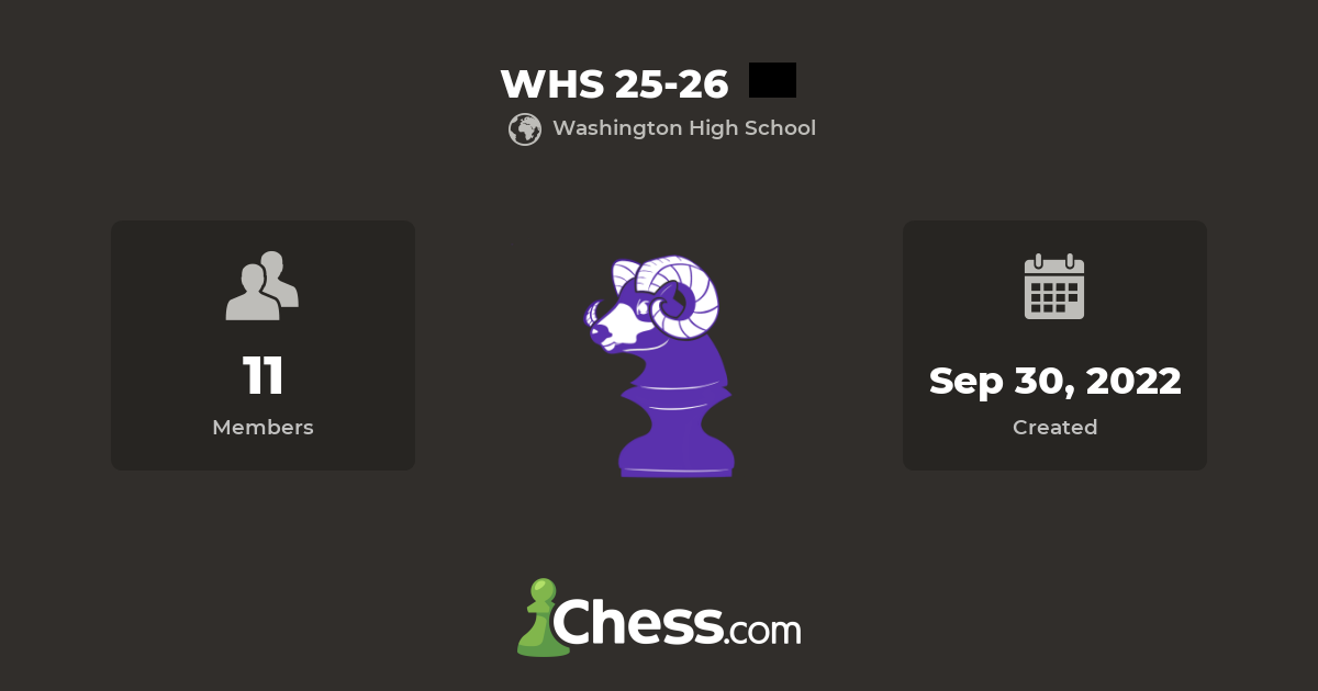 WHS 25-26 - Chess Club - Chess.com