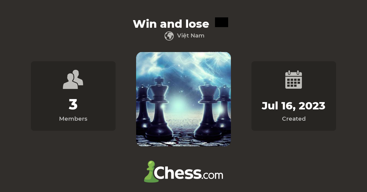 Win and lose - Chess Club - Chess.com