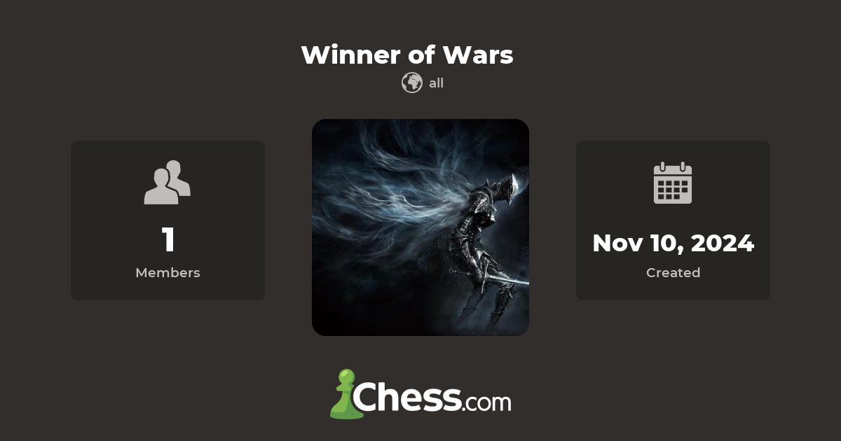 Winner of Wars - Chess Club - Chess.com