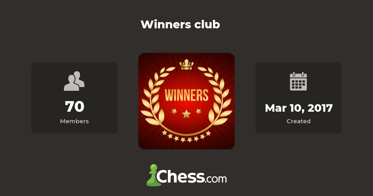 Winners club - Chess Club - Chess.com
