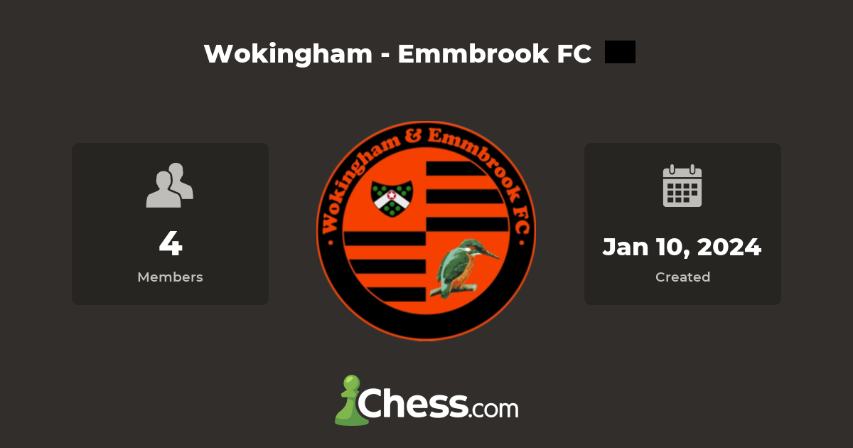 Wokingham - Emmbrook FC - Chess Club - Chess.com