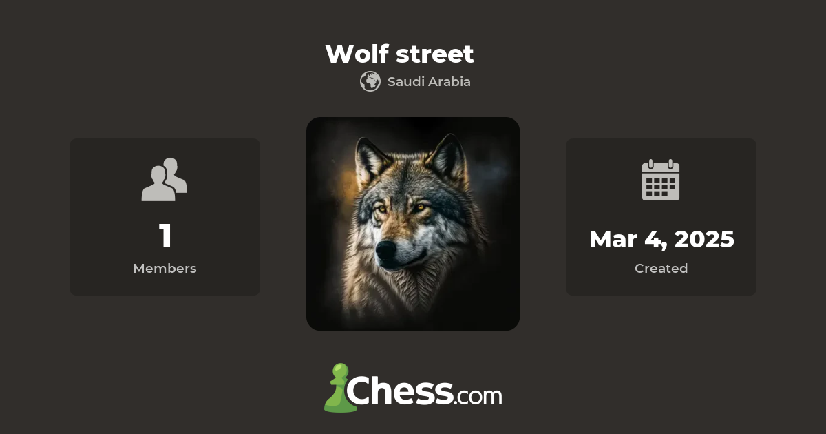 Wolf street - Chess Club - Chess.com