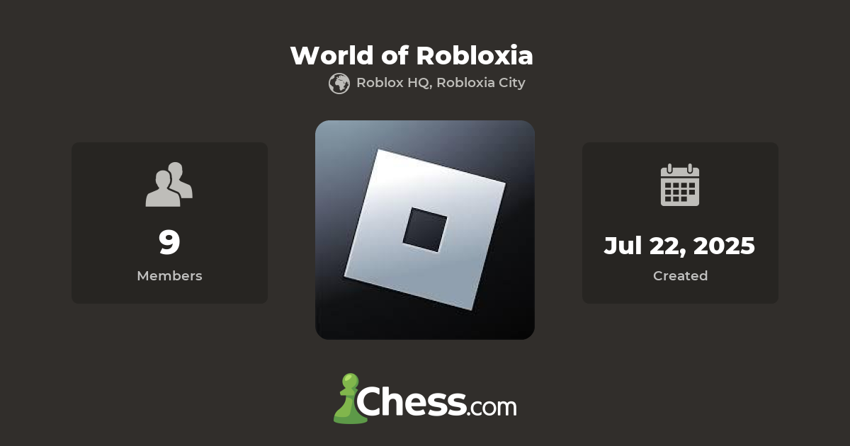 World of Robloxia - Chess Club - Chess.com