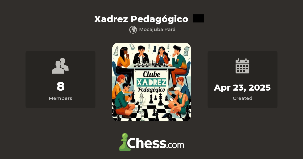 Xadrez Pedagógico - Chess Club - Chess.com