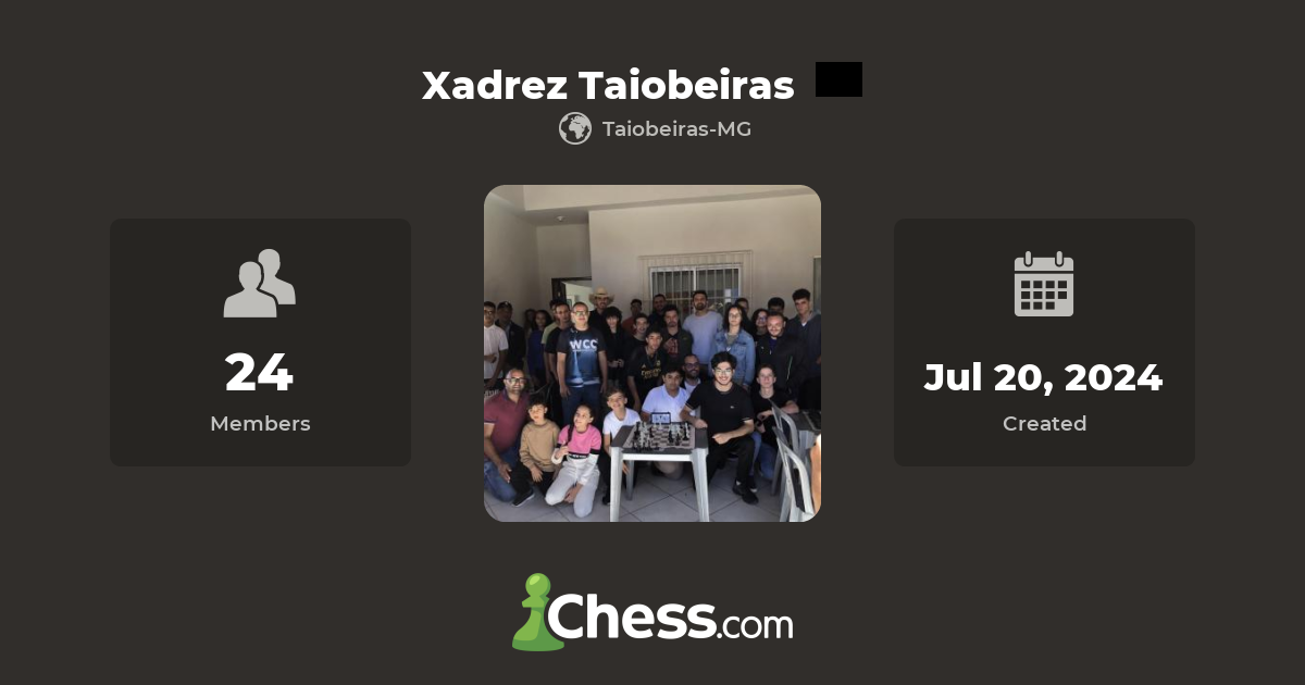 Xadrez Taiobeiras - Chess Club - Chess.com