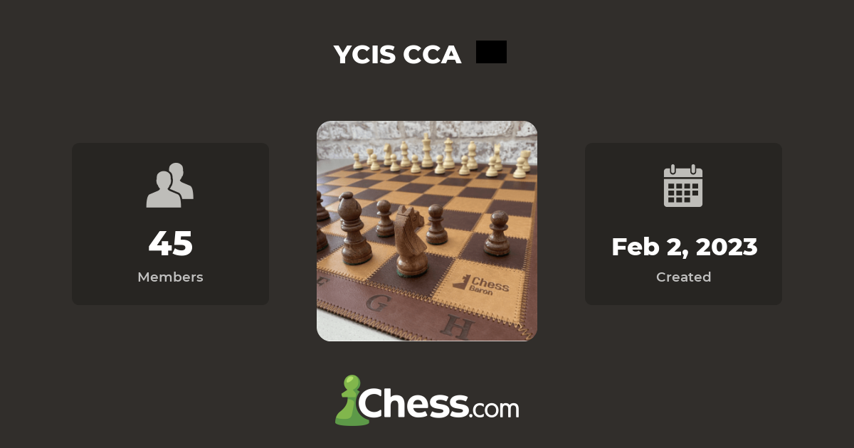 YCIS CCA - Chess Club - Chess.com