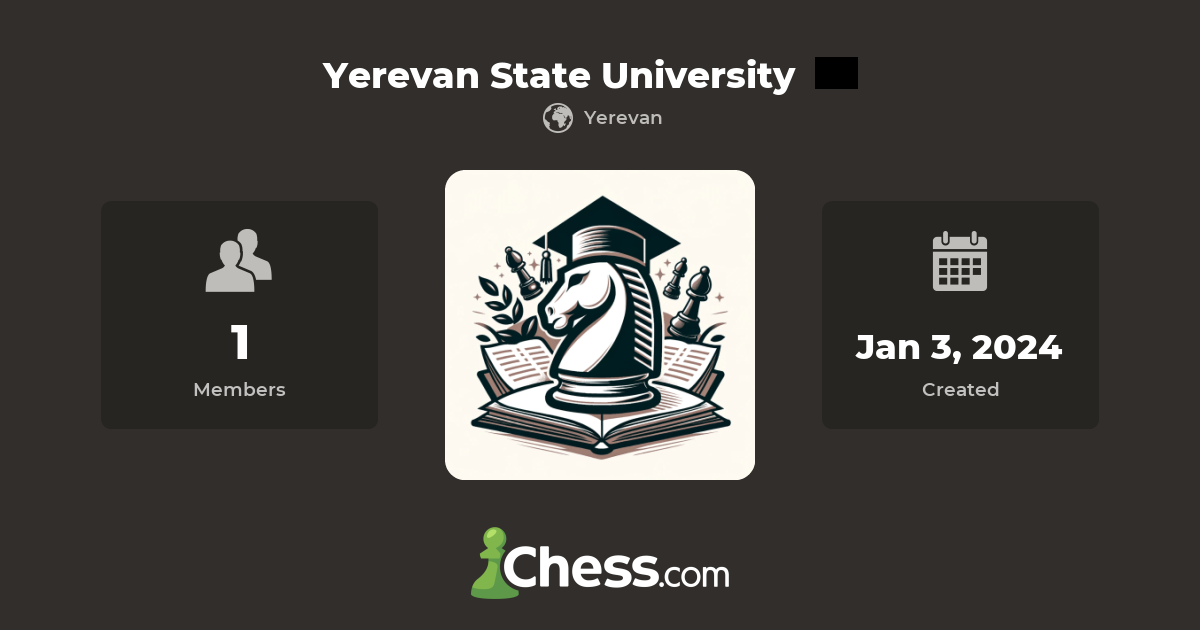 Yerevan State University - Chess Club - Chess.com