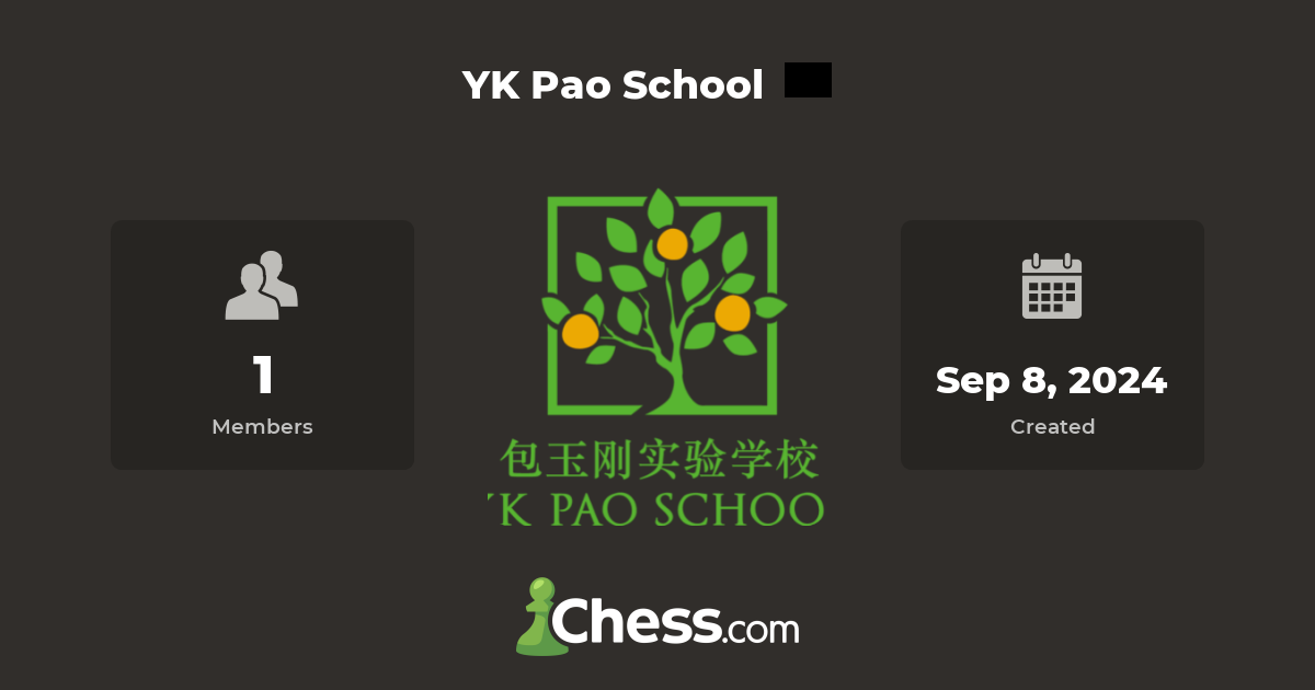 YK Pao School - Chess Club - Chess.com