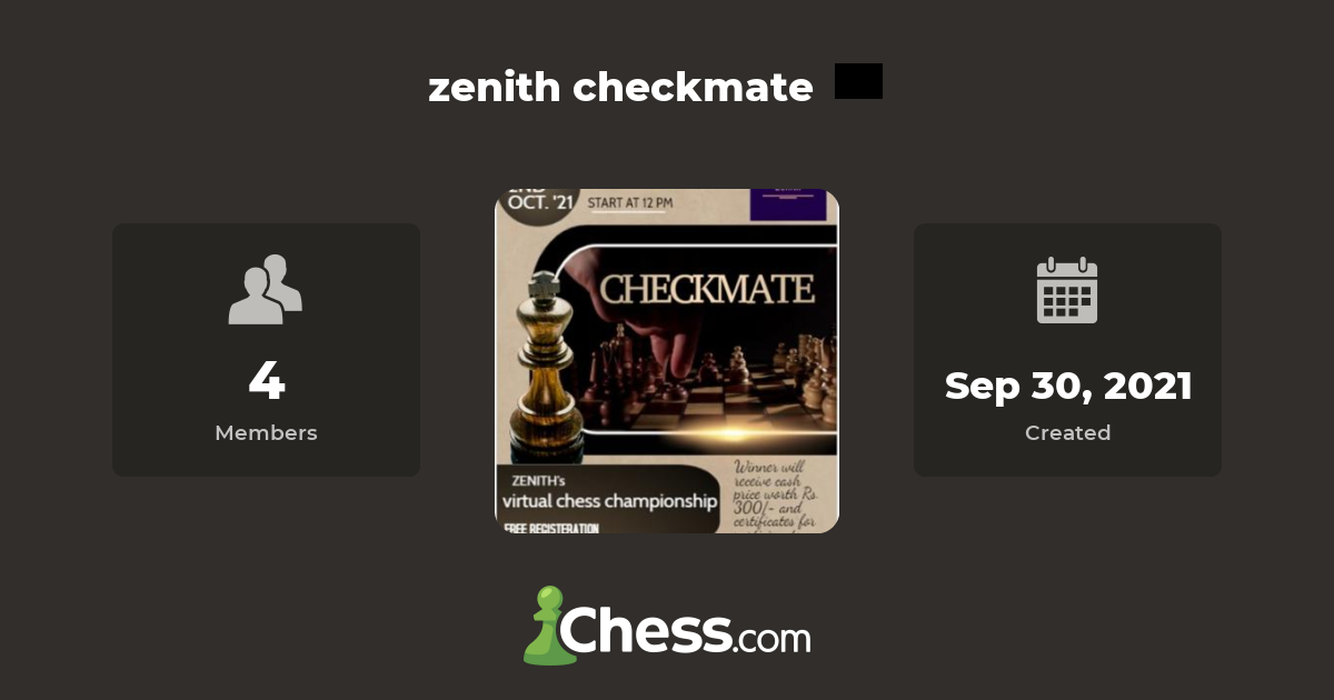 zenith checkmate - Chess Club - Chess.com
