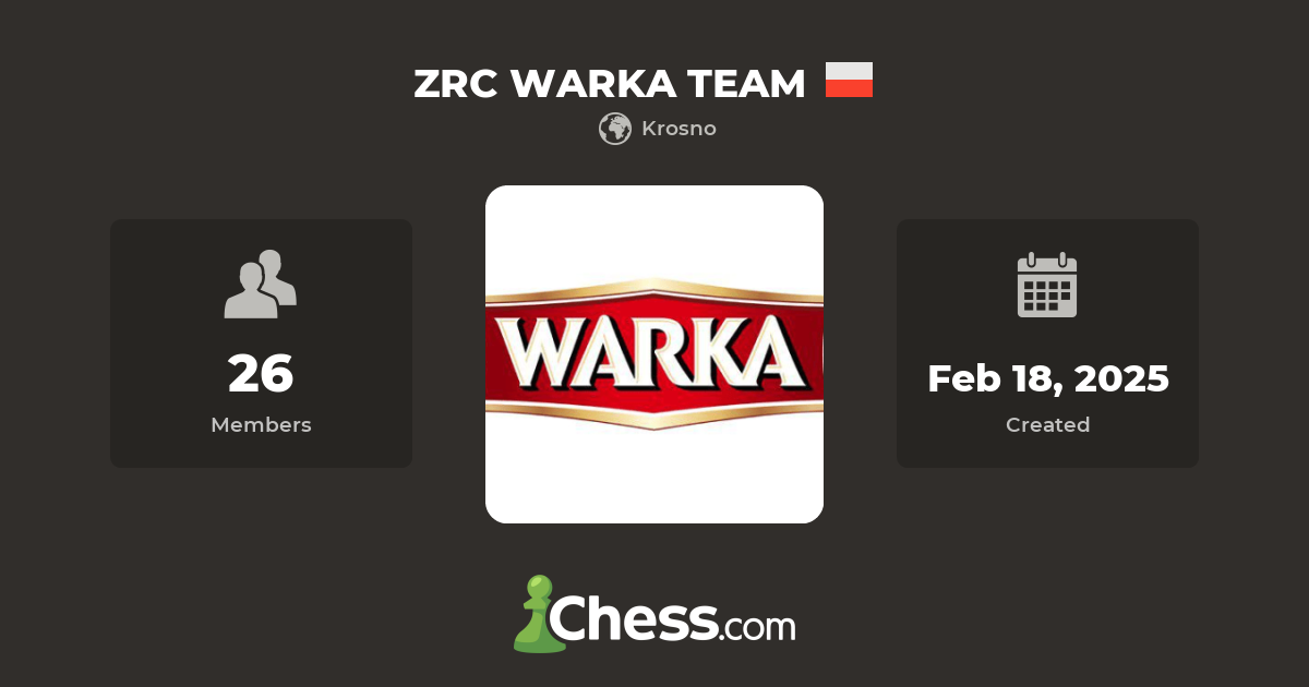 ZRC WARKA TEAM - Chess Club - Chess.com