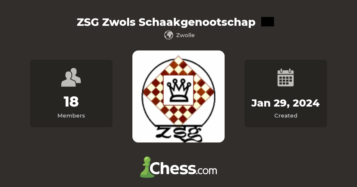 ZSG Zwols Schaakgenootschap - Chess Club - Chess.com
