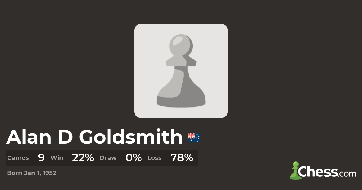 The Best Chess Games of Alan D Goldsmith - Chess.com