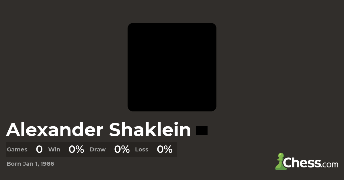 The Best Chess Games of Alexander Shaklein - Chess.com