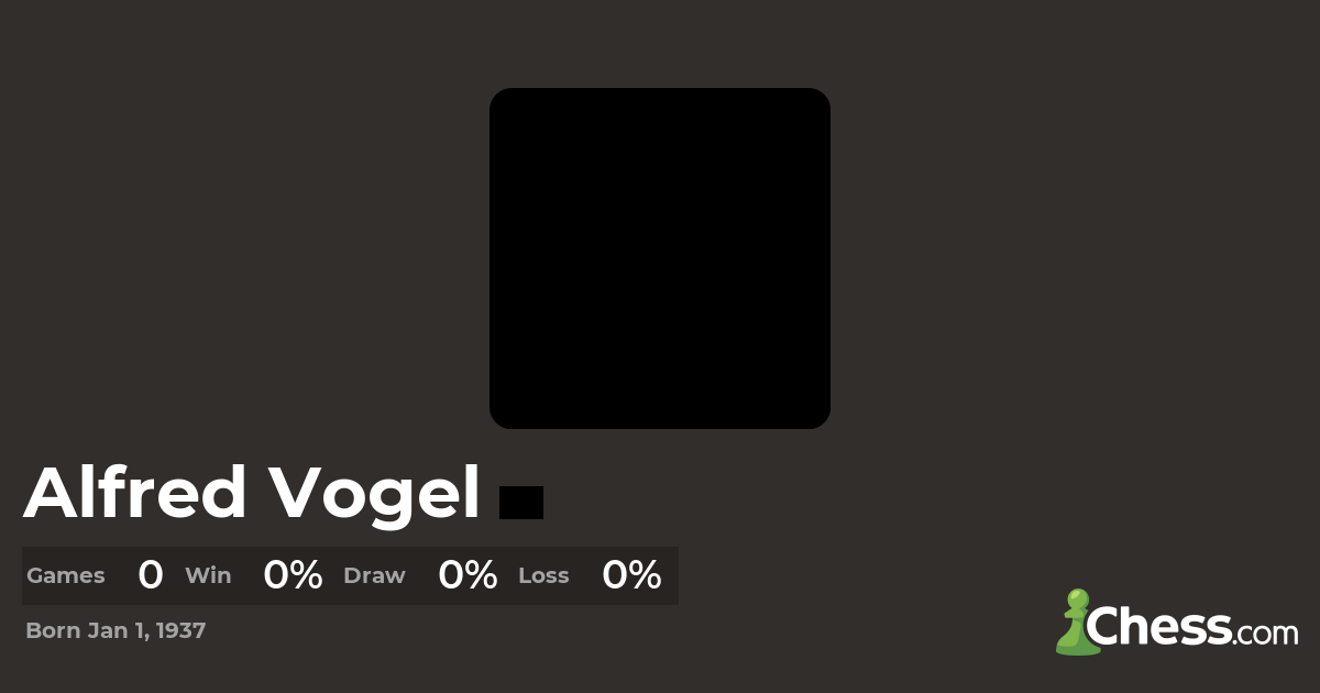 The Best Chess Games of Alfred Vogel - Chess.com