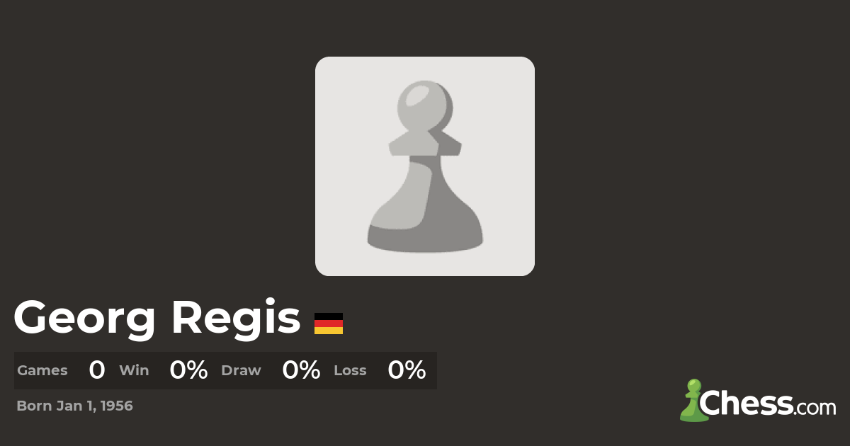 The Best Chess Games of Georg Regis - Chess.com