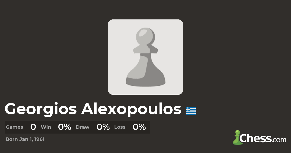 The Best Chess Games of Georgios Alexopoulos - Chess.com