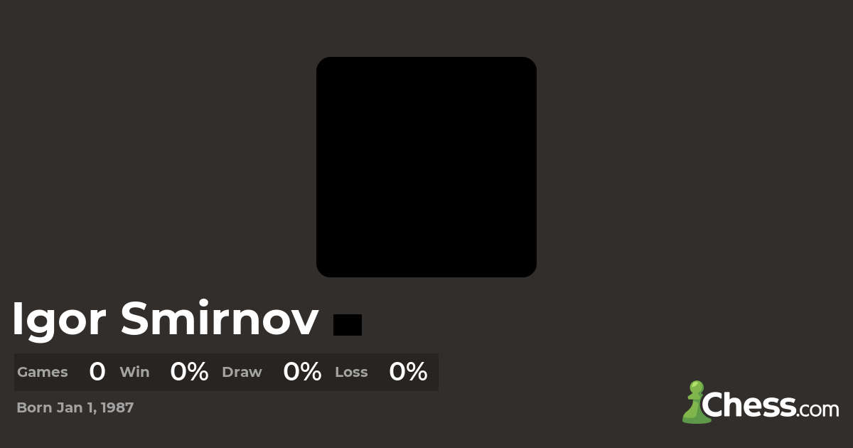 The Best Chess Games of Igor Smirnov - Chess.com