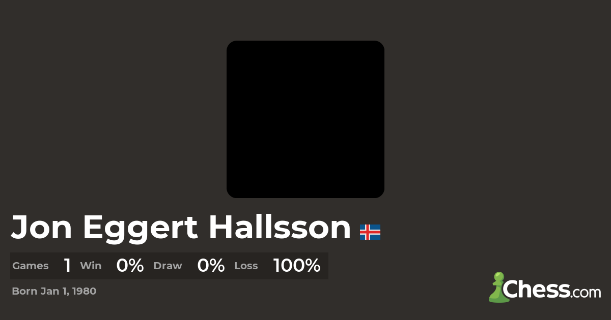 The Best Chess Games of Jon Eggert Hallsson - Chess.com