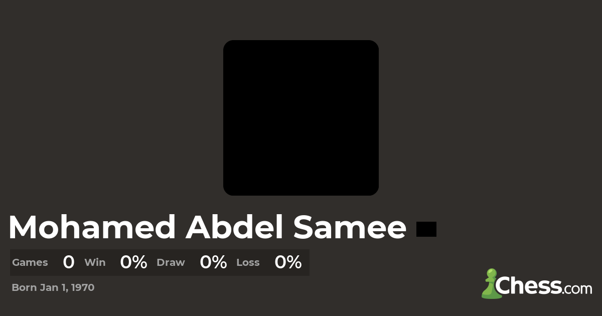 The Best Chess Games of Mohamed Abdel Samee - Chess.com