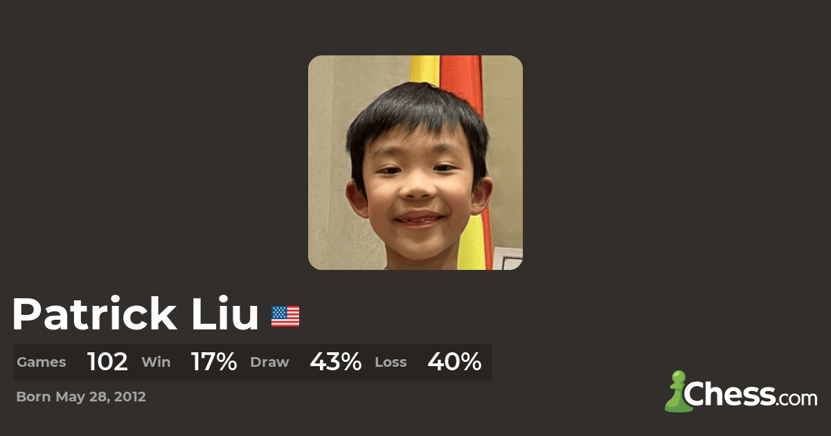The Best Chess Games of Patrick Liu - Chess.com